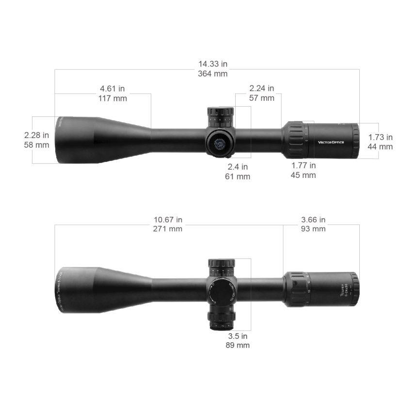Vector Tourex 6-24×50 FFP Riflescope - Natshoot Shop